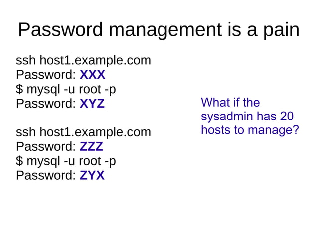 Passwordless login with unix auth_socket | PPT