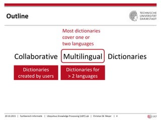 Collaborative Multilingual Dictionaries | PPT