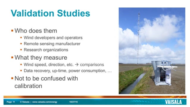 Comparing Remote Sensing Systems to Met Towers | PPT