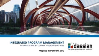 2015 10 integrated program mgmt dassian overview | PPSX | Business ...