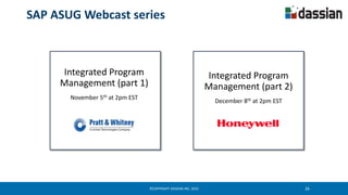 2015 10 integrated program mgmt dassian overview | PPSX | Business ...
