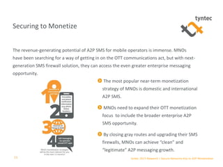 Secure Networks Key to A2P Monetisation | PDF