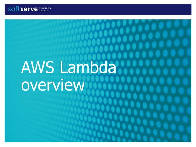 Using AWS Lambda for Infrastructure Automation and Beyond | PPT