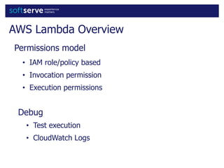 Using AWS Lambda for Infrastructure Automation and Beyond | PPTX