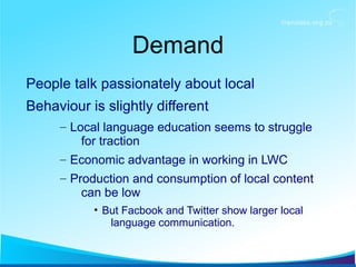 Mozilla African localisation feedback | PPT