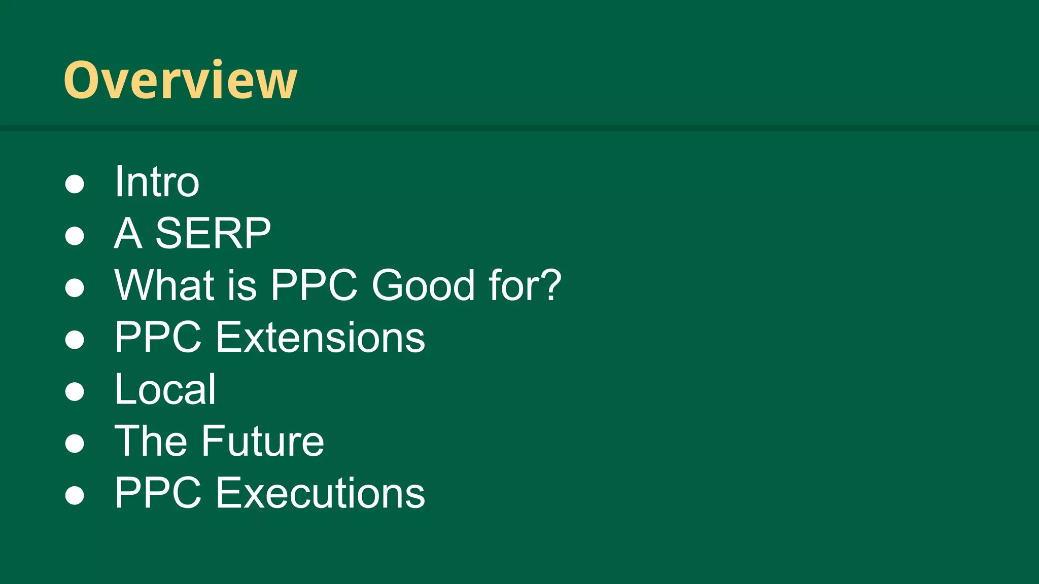 PPC Advertising - An Overview | PDF