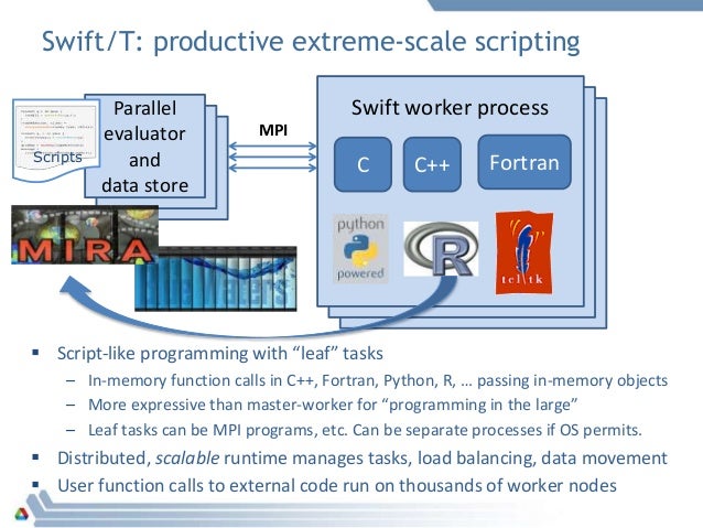 Swift Parallel Scripting For High Performance Workflow 