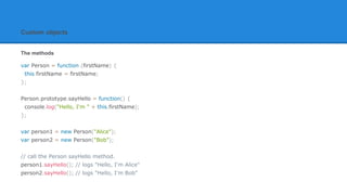 JavsScript OOP | PPTX | Programming Languages | Computing