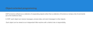 JavsScript OOP | PPTX | Programming Languages | Computing