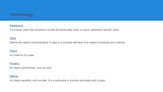 JavsScript OOP | PPTX | Programming Languages | Computing