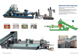 PURUI plastic extruder and recycling machine | PDF