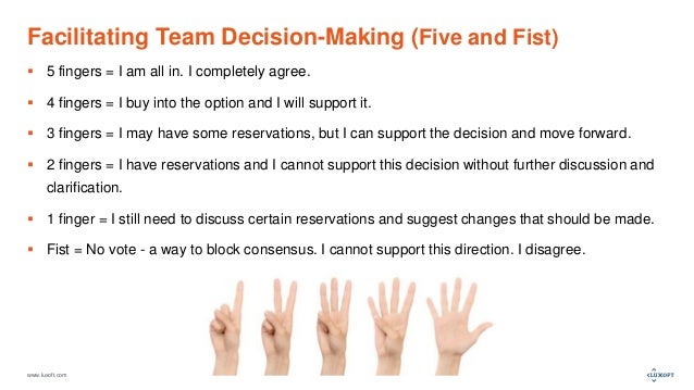 Facilitating Conversations and Decision-making