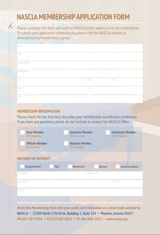 NASCLA Membership Brochure | PDF