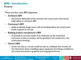 CM - An introduction to Building Information Modelling (BIM) | PDF