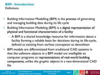 CM - An introduction to Building Information Modelling (BIM) | PDF