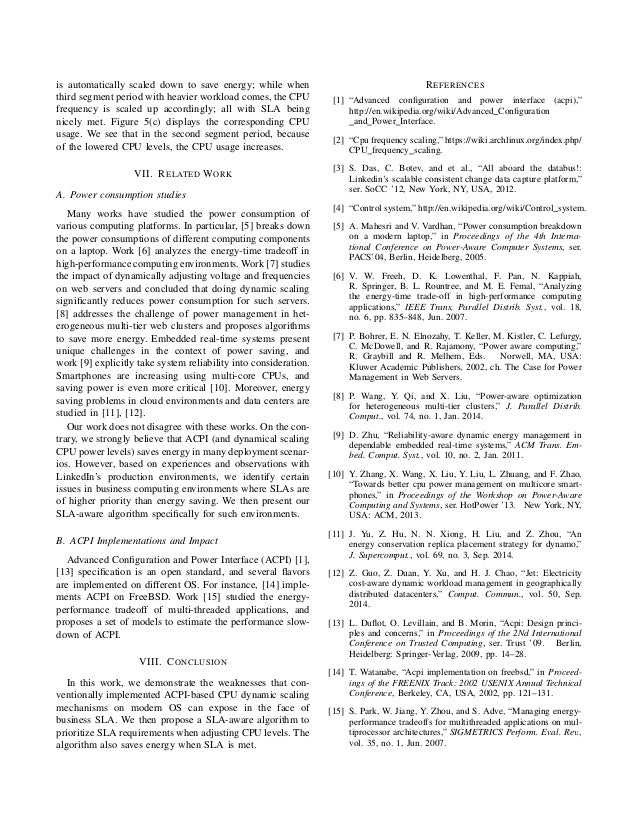 SLA-aware Dynamic CPU Scaling in Business Cloud Computing Environments