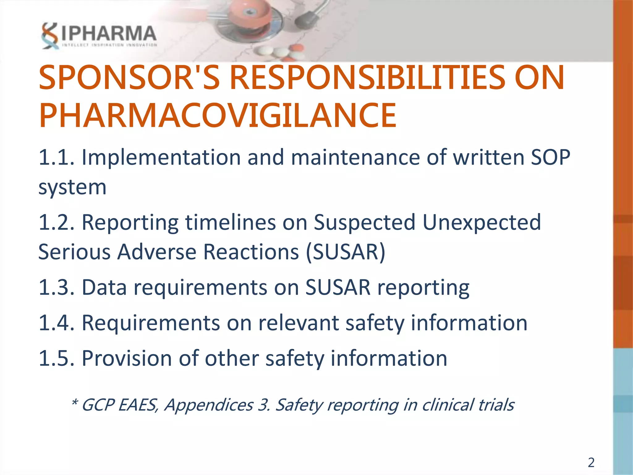 Pharmacovigilance in local clinical trials | PPTX