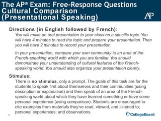 2015 16 ap french language and culture workshop ppt | PPT