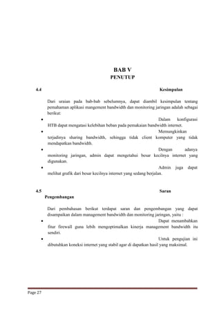 2015-19. isrofi wahyu k. - management menggunakan htb & monitoring jaringan menggunakan mrtg ...