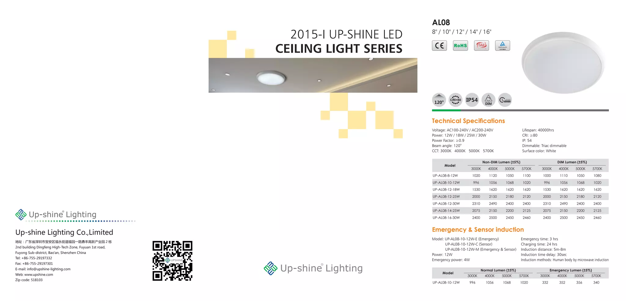 UPSHINE LED Ceiling Light Catalogue | PDF