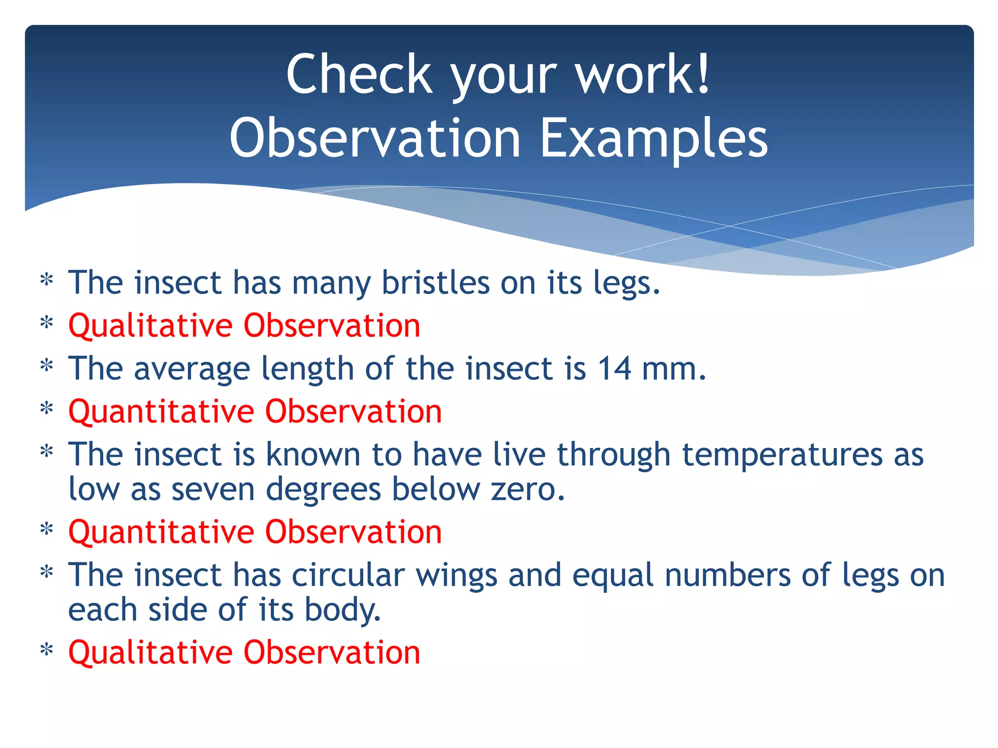 Observation & Inference: Notes | PPT