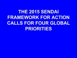 2015 2030 sendai framework for action on global disaster risk reduction ...
