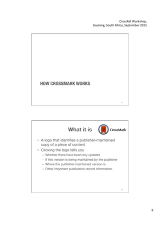 7-Managing errata & retractions with CrossMark | PDF