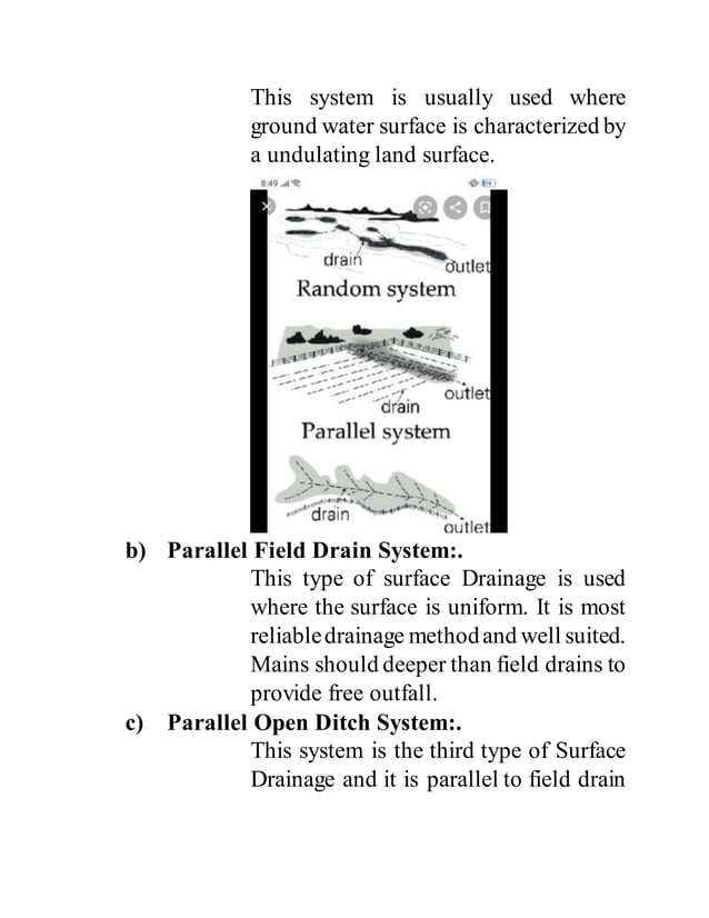 Agriculture Land Drainage | DOCX | Gardening | Home & Garden