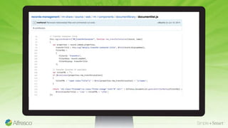 Alfresco Day Vienna 2015 - Technical Track - Extending Share: Real world examples | PPT