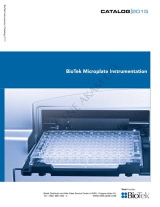 2015 biotek catalog, Iran distributor Viragene Akam co. | PDF
