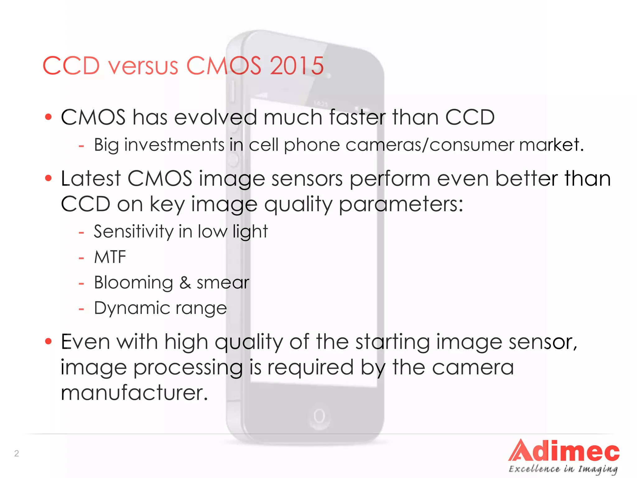 2015 ccd-versus-cmos-update | PPTX | Cameras and Camcorders | Consumer ...