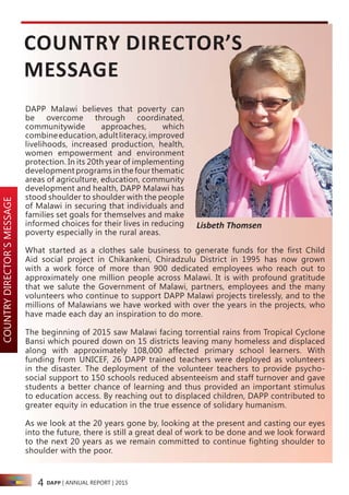 DAPP Malawi - ANNUAL REPORT 2 0 1 5 | PDF