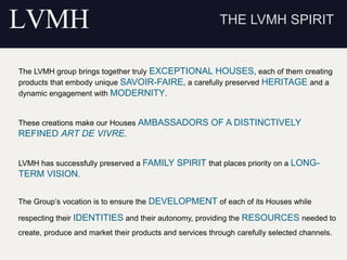 LVMH company and their analysis, descriptions | PDF