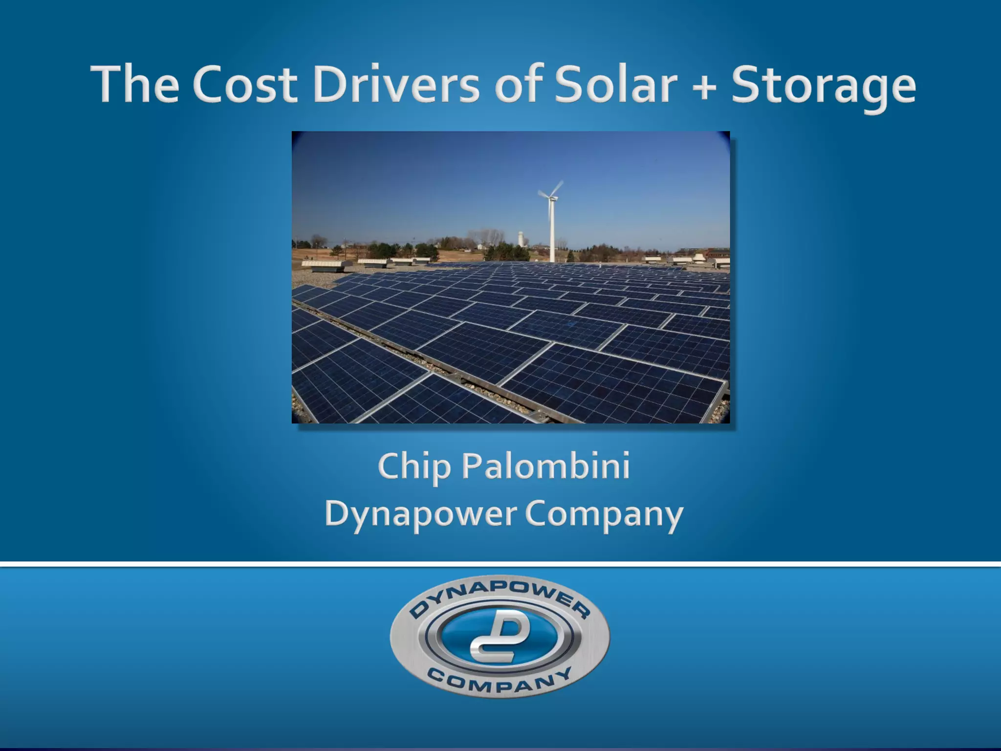 Cost Drivers of Solar Plus Energy Storage | PDF