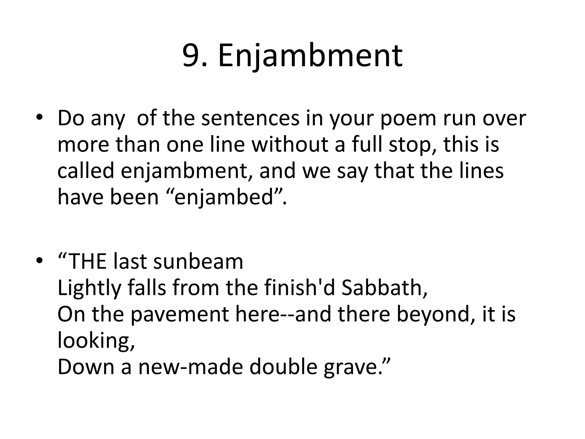 Locating Poetic Techniques (Poetry Metalanguage) | PPTX