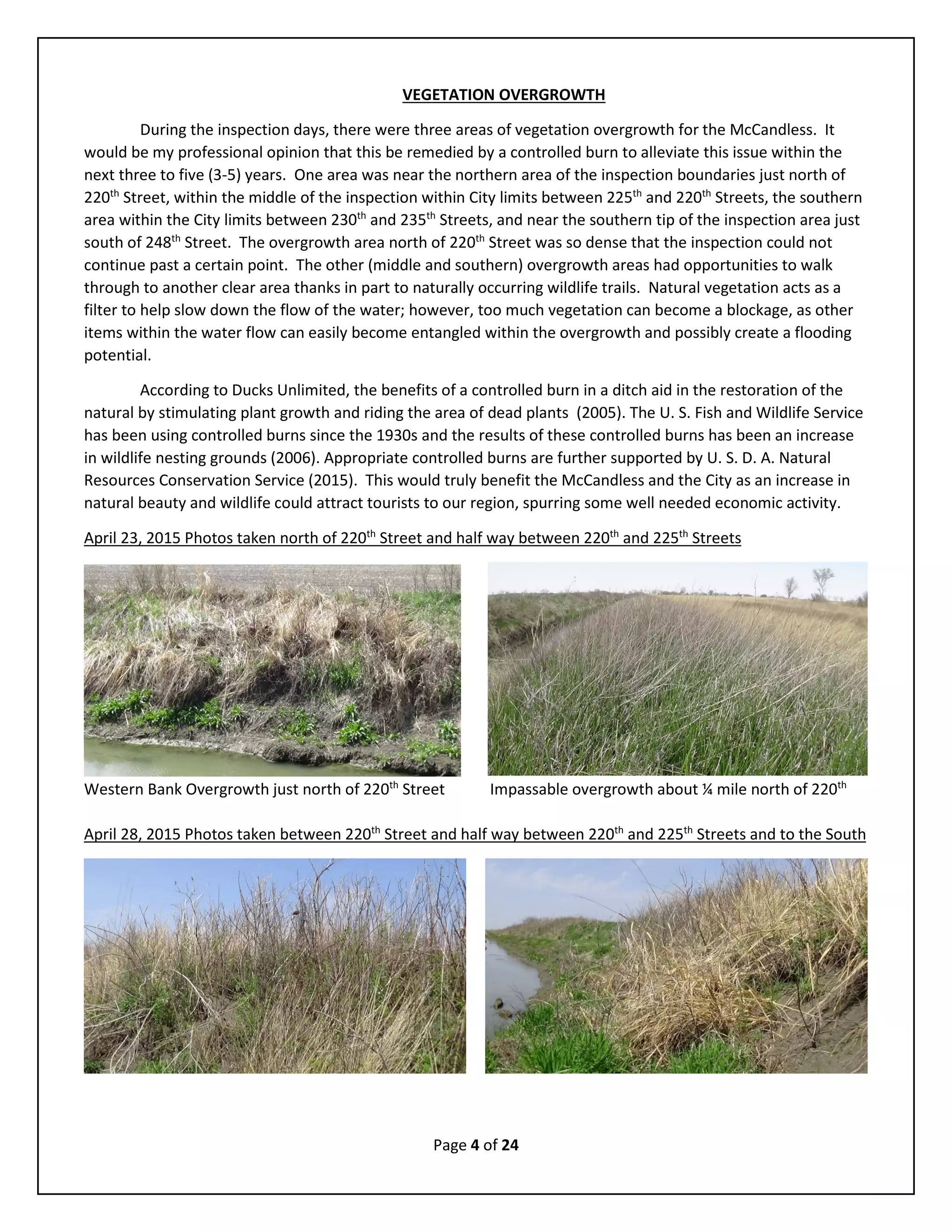 2015 Floodplain/Water Way Inspection Study | PDF
