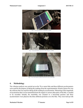 Vibration Analysis of a Motorbike to find Transmission to Hands and ...