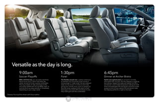2015 Honda Odyssey Brochure | PDF