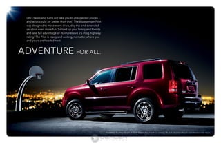 2015 Honda Pilot Brochure | PDF