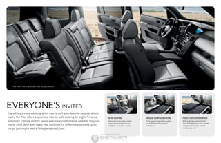 2015 Honda Pilot Brochure | PDF