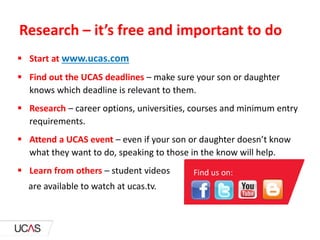 UCAS parents presentation | PPTX
