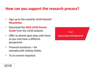 UCAS parents presentation | PPTX