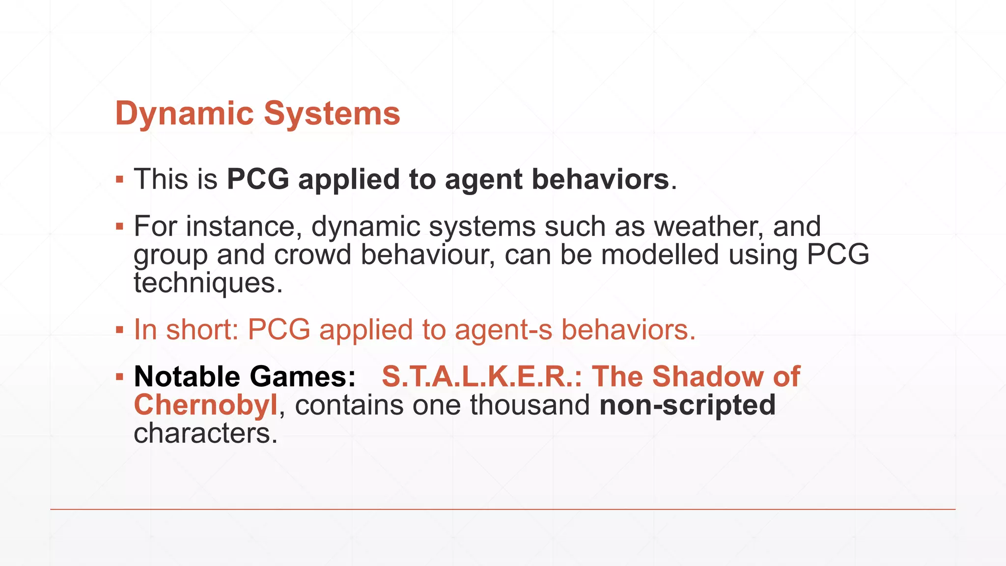 Introduction to Procedural Contents Generation | PPTX