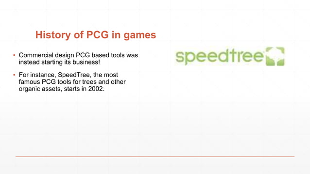 Introduction to Procedural Contents Generation | PPTX