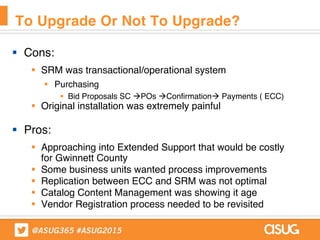 Things to consider when upgrading your SAP SRM System | PPT