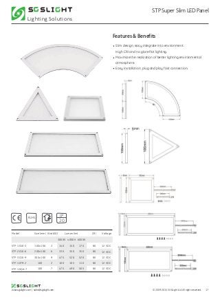 2015 SGSLight TLP-led-panel catalog | PDF | Consumer Electronics ...