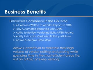 Enterprise Audit Tracking at CenterPoint Energy, Show Me the Edits! | PPTX