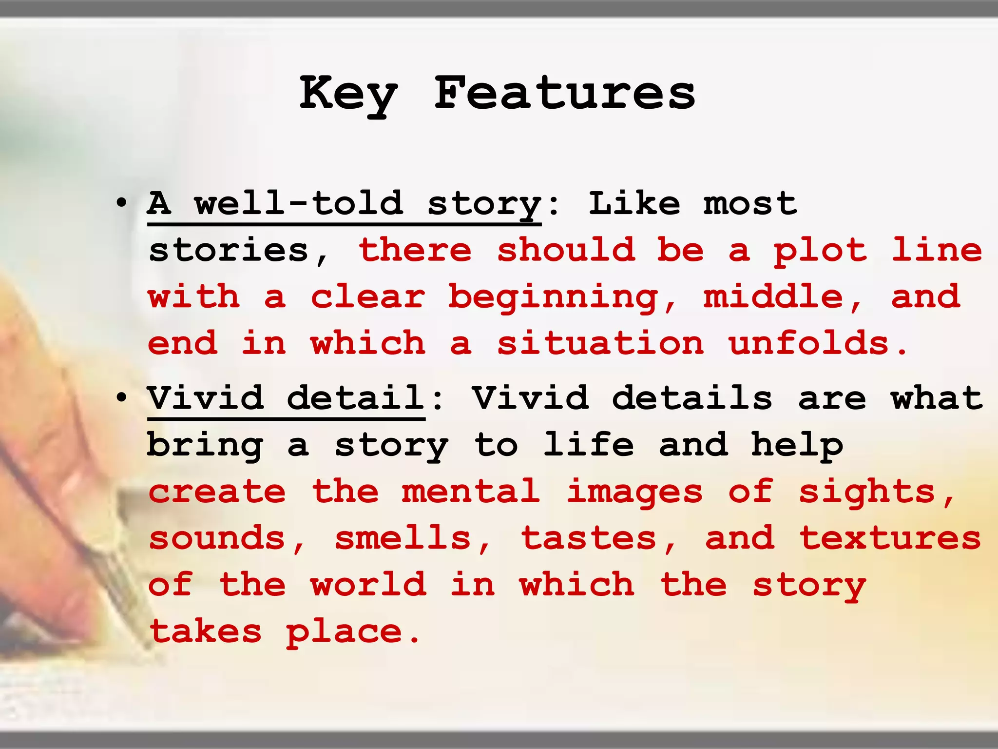 Writing the Narrative Memoir | PPTX