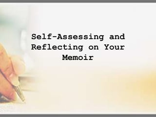 Writing the Narrative Memoir | PPTX