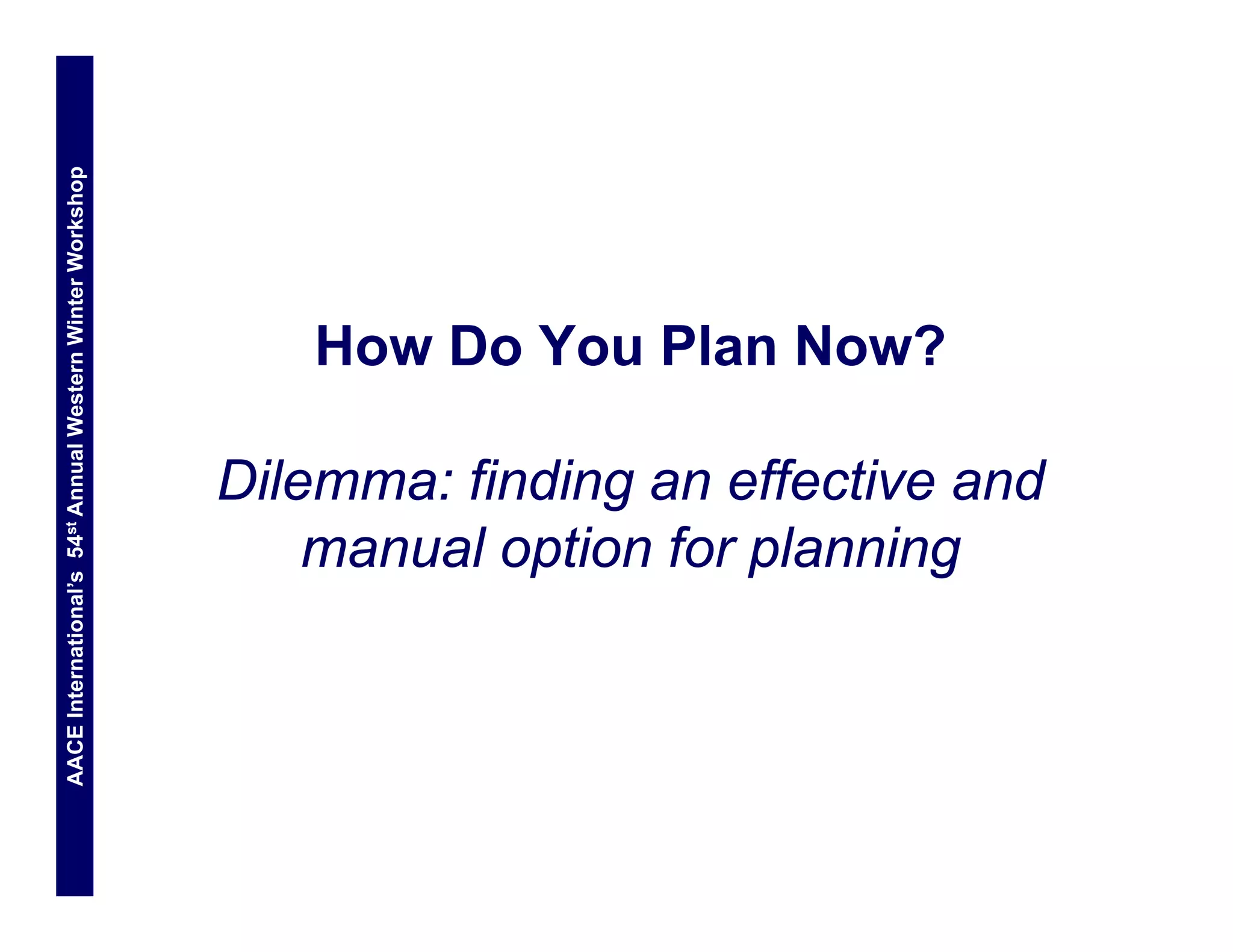 Leveraging NetPoint & Excel for Template-Based Project Planning | PPT